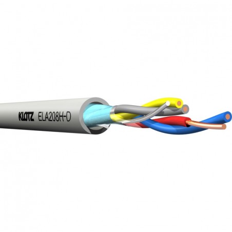KLOTZ ELA installation cable - 100 V line 2 x 2 x 0.8 mm solid - FRNC ...